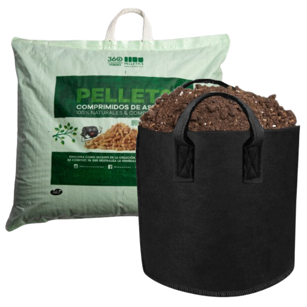 COMBO: Saco de pellets 17,5 kg + Bolsa para madurar el compost de 20 g ...